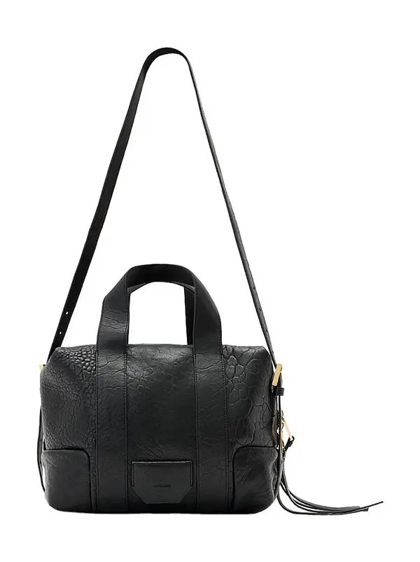 ALLSAINTS Ares G Compact Leather Crossbody - Black