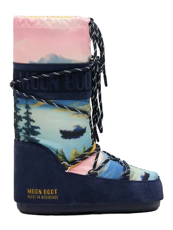 Moon Boot Mb X Gir Icon Postcard Boots - Midnight
