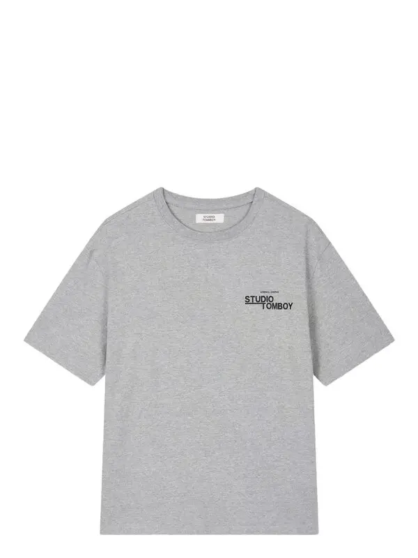 STUDIO TOMBOY Logo-print T-shirt - Grey