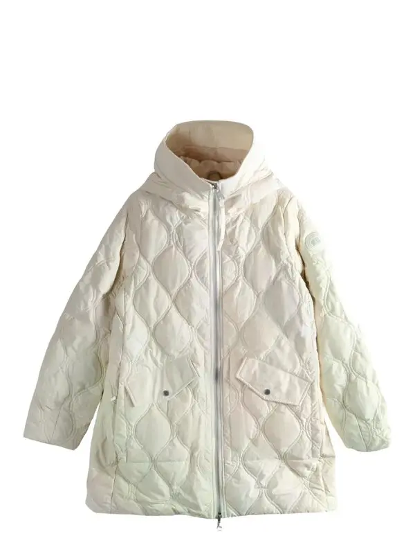 Canada Goose Quilted Hooded Coat - Neutrals