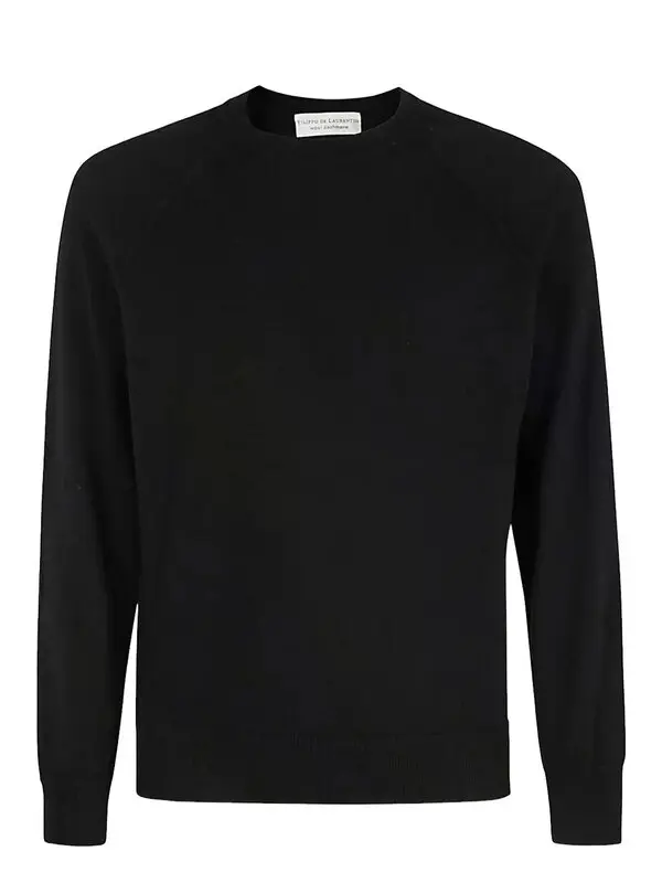 FILIPPO DE LAURENTIIS Raglan-sleeve Sweater - Black