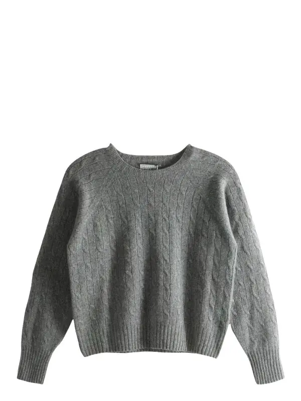MARGARET HOWELL Cable Knit Sweater - Grey