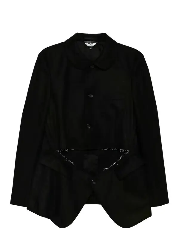 BLACK COMME DES GARÇONS Cut-out Blazer - Black