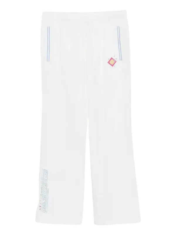 Casablanca Taffeta Pants - White