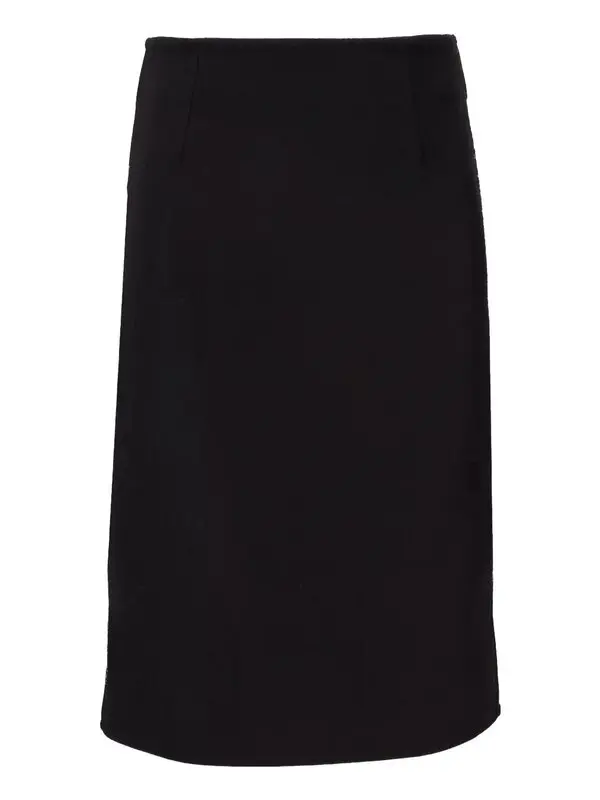 Dsquared2 Dart-detailed Midi Skirt - Black