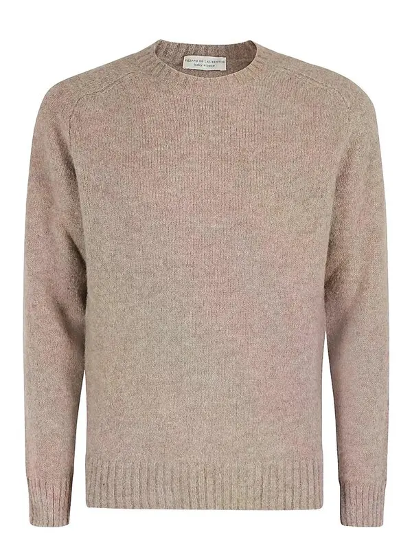 FILIPPO DE LAURENTIIS Crew-neck Sweater - Neutrals