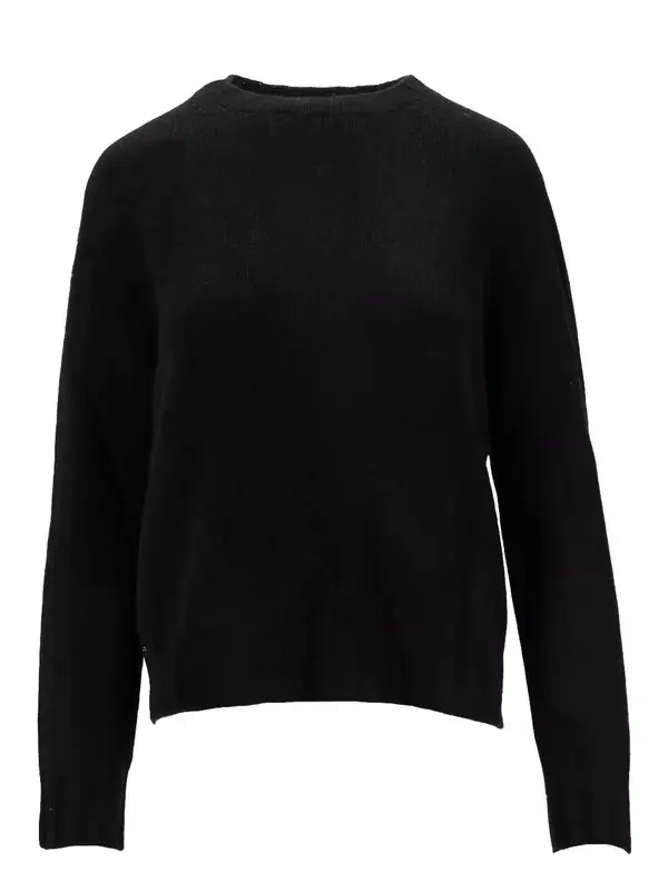 LA ROSE Crew-neck Sweater - Black