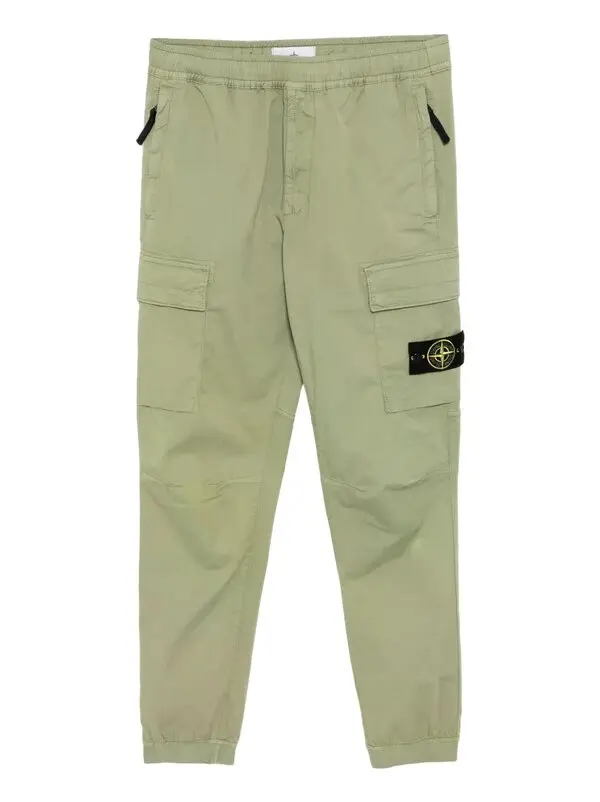 Stone Island Pantalone Tapered Track Pants - Green