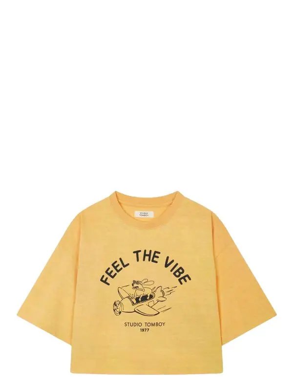 STUDIO TOMBOY Graphic-print T-shirt - Yellow