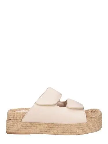 PALOMA BARCELO Espadrille Flatform Sandals - Pink