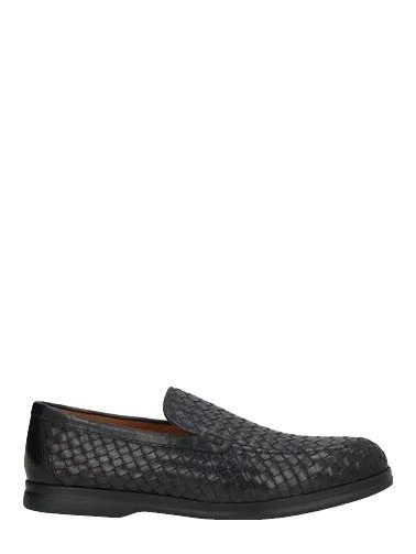 DOUCAL'S Leather Loafers - Navy