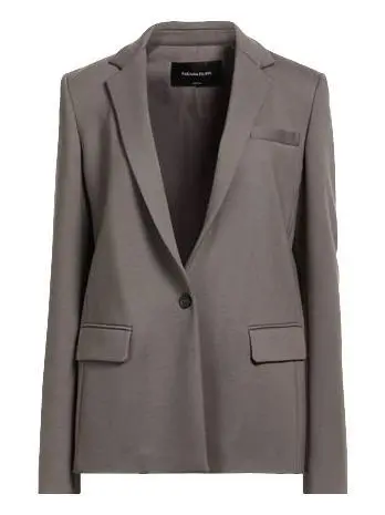 Fabiana Filippi Single-breasted Jersey Blazer - Grey