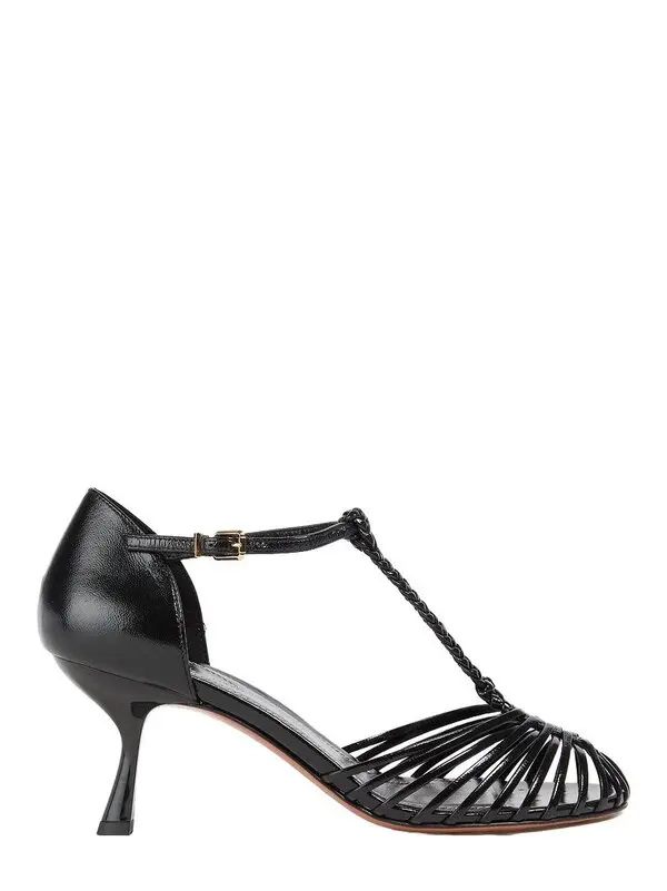 Zimmermann Leather T-bar Pumps - Black