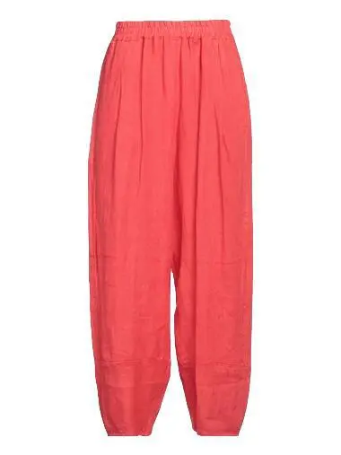 ALESSIA SANTI Tapered Linen Pants - Tomato Red