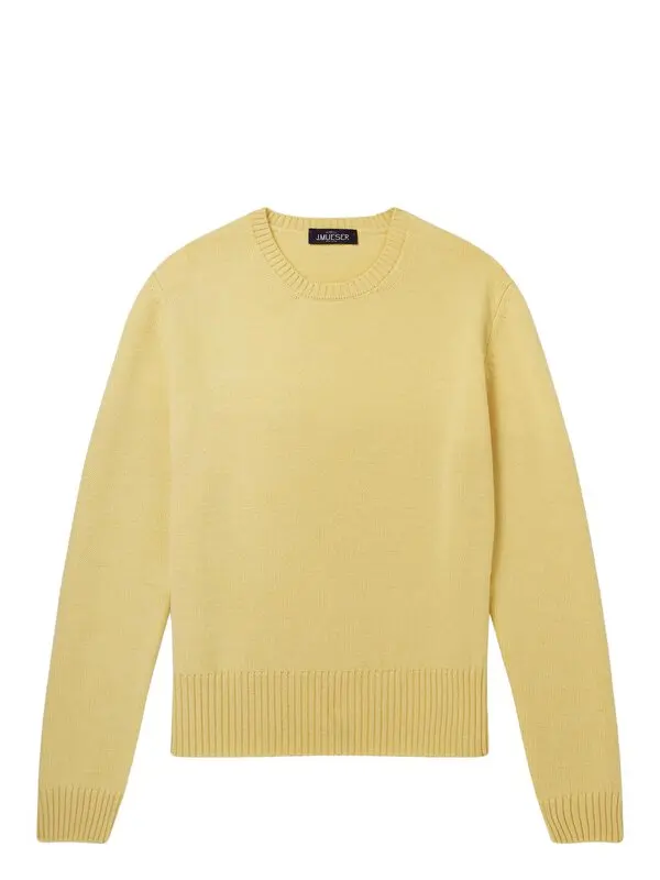 J. MUESER Wool Sweater - Yellow
