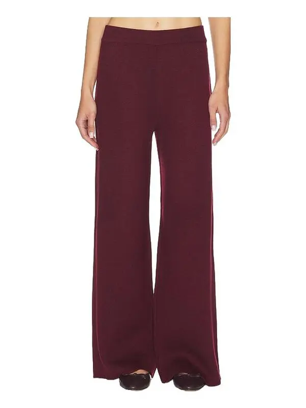 SEROYA Juna Knit Pant - Pinot