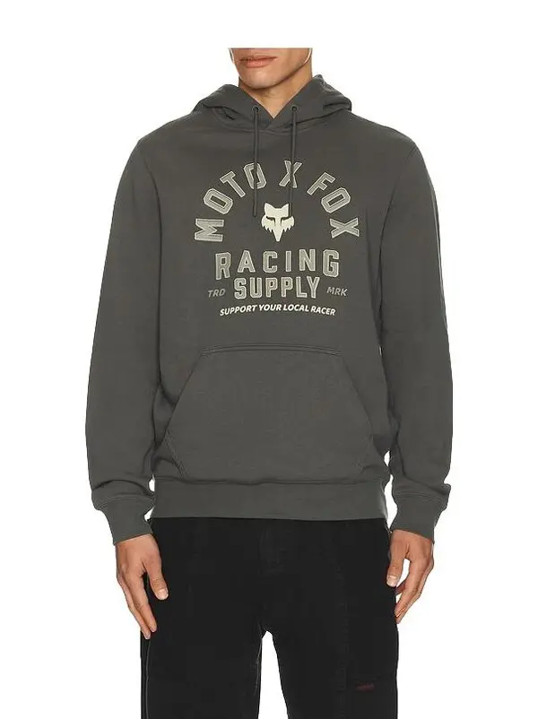 FOX RACING Local Racer Hoodie - Dark Shadow