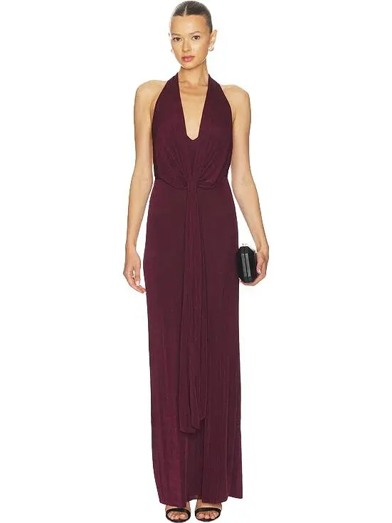 SEROYA Kayla Maxi Dress - Pinot
