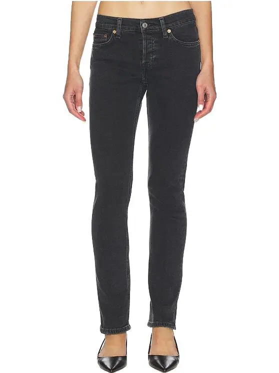 RE/DONE The Slim Cig Jeans - Back To Black