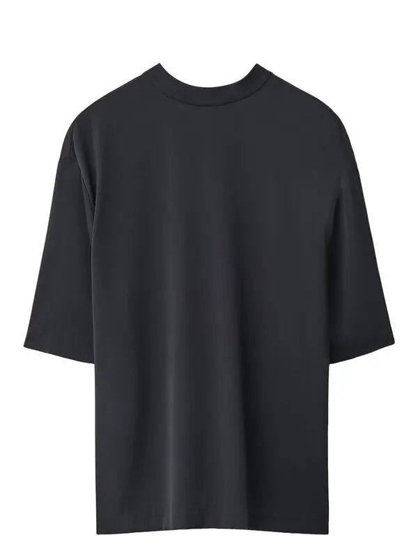 LISA YANG STORE Oversized Round Neck T-shirt - Midnight