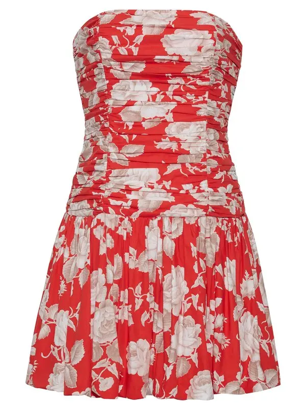 Cara Cara Montreal Mini Dress - Rosebud Red