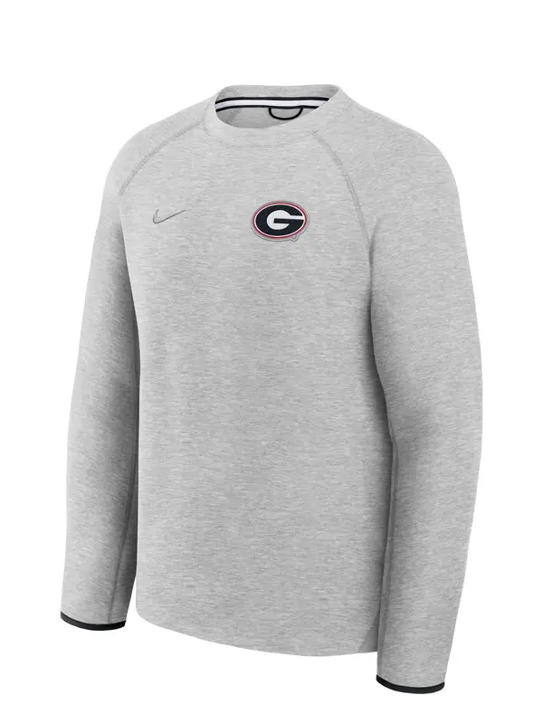 Nike Georgia Tech Fleece Pullover Crew - Grey