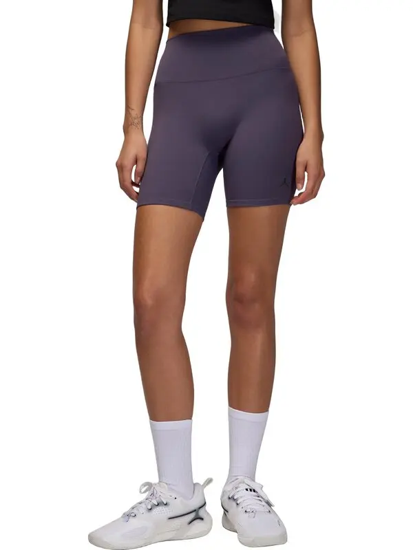 JORDAN Sport Dri-fit High-waisted 6" Shorts - Purple