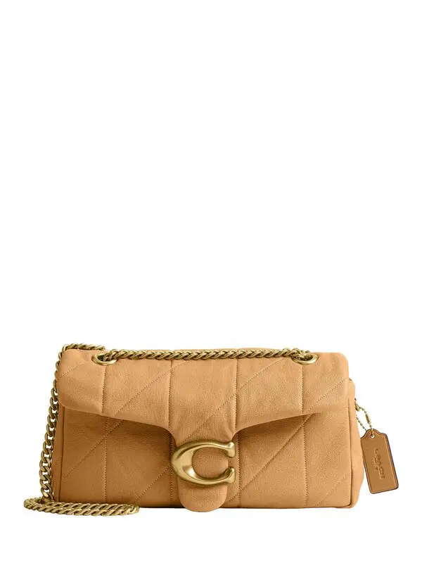 COACH Tabby Shoulder Bag 26 With Quilting - Brass/biscuit