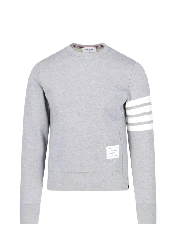 Thom Browne 4-bar Sweatshirt - Gray