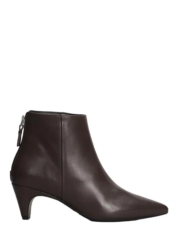 EVALUNA High Heels Ankle Boots - Brown