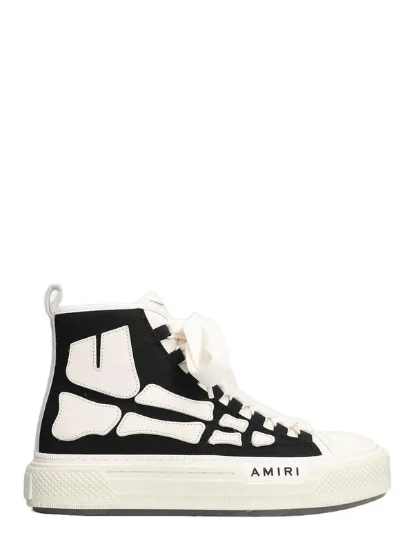Amiri Skel Court High Sneakers - Black