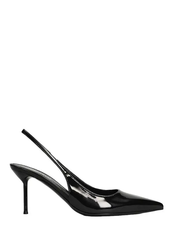 Paris Texas Lidia Slingback 70 Pumps - Black