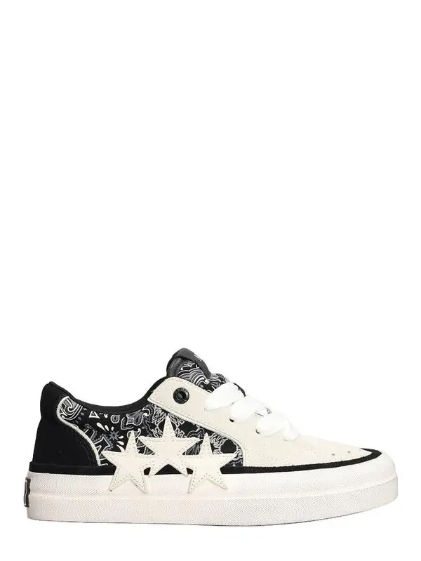 Amiri Bandana Sunset Skate Sneakers - Black
