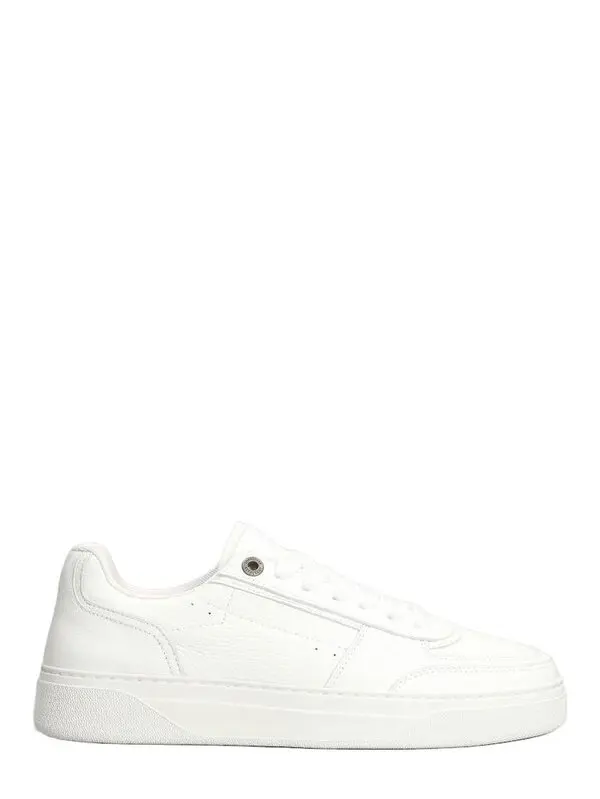 REPRESENT Initial Leather Sneakers - White