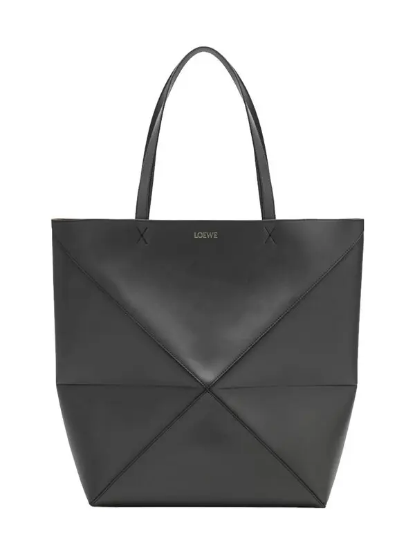 Loewe Puzzle Fold Xl Tote Bag - Grey