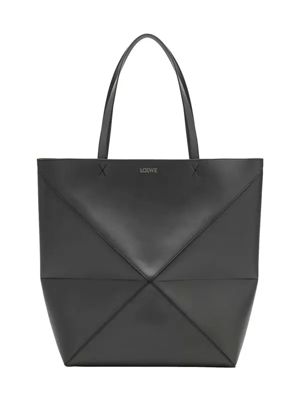Loewe Puzzle Fold Xl Tote Bag - Grey
