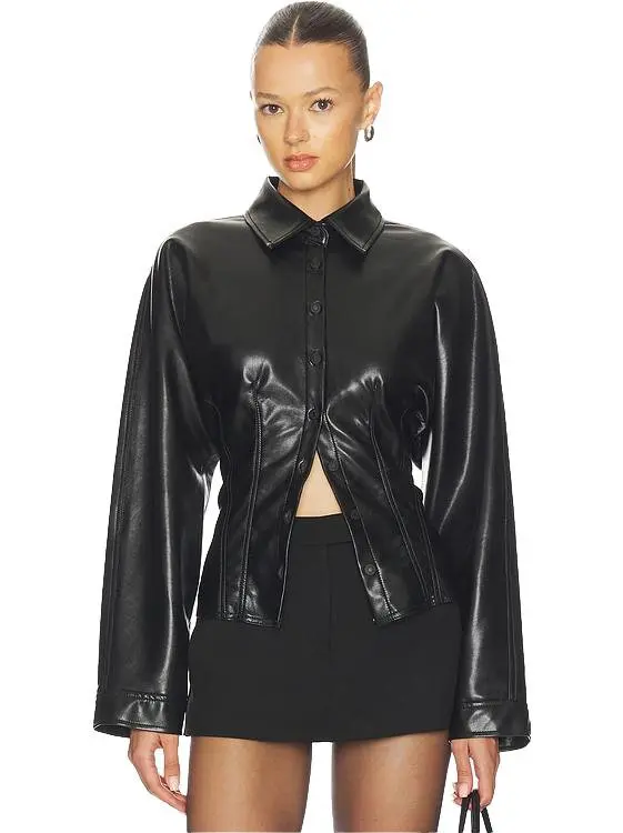 AGOLDE Devon Shirt - Black