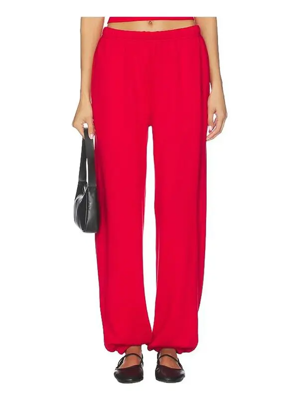 Eterne Boyfriend Pocket Sweatpant - Red