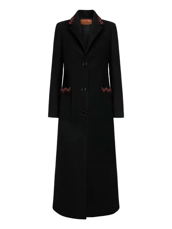 Missoni Button-closure Coat - Black