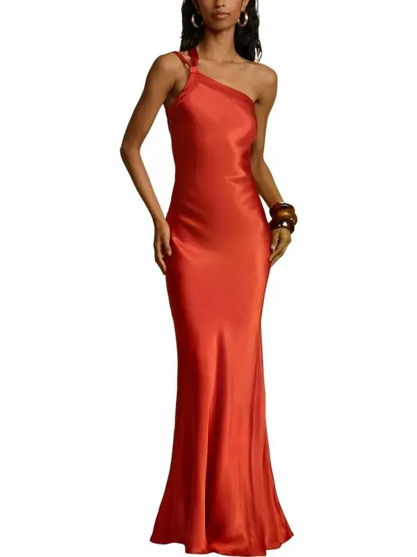 Arcina Ori Monique Asymmetric Gown - Red