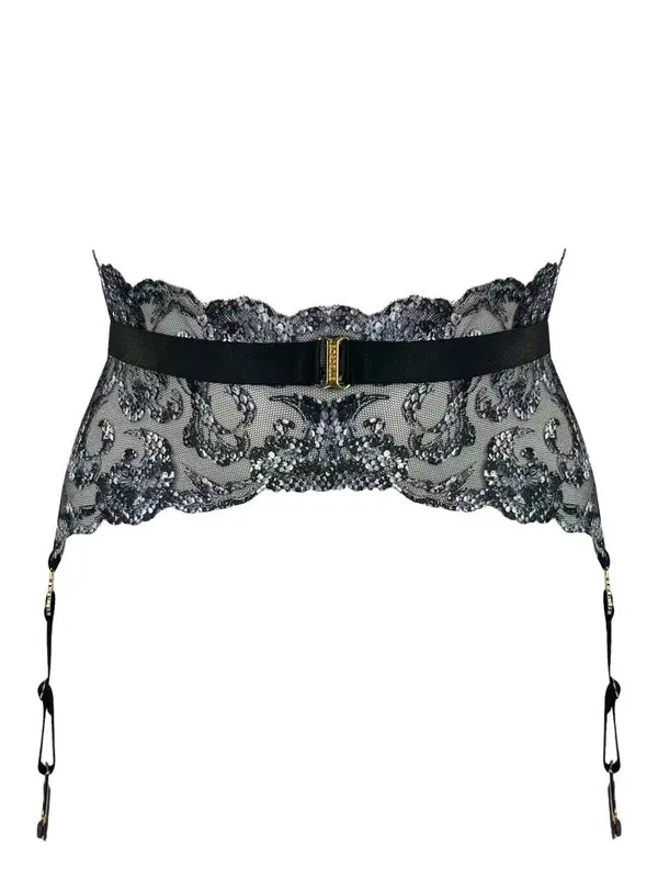 BORDELLE Siren Lace Suspender - Black