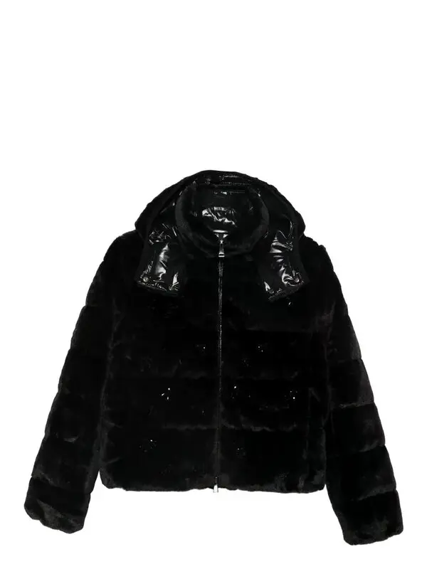 Moncler Andronne Hooded Embellished Jacket - Black