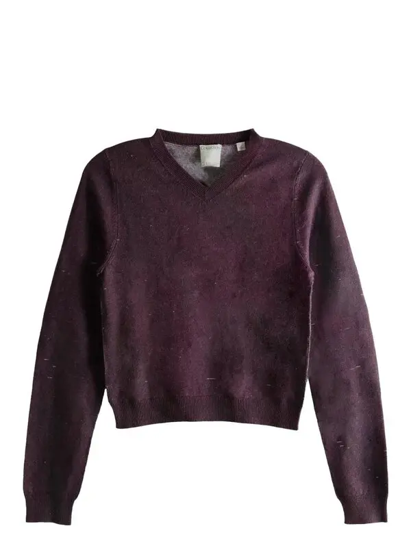 Calvin Klein V-neck Sweater - Purple