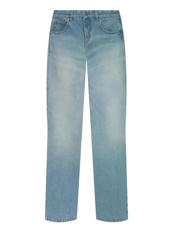 Victoria Beckham Button-fastening Straight Jeans - Blue