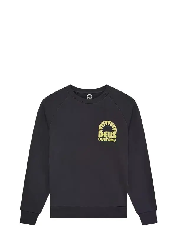 Deus Ex Machina Logo Crew Neck Sweatshirt - Grey