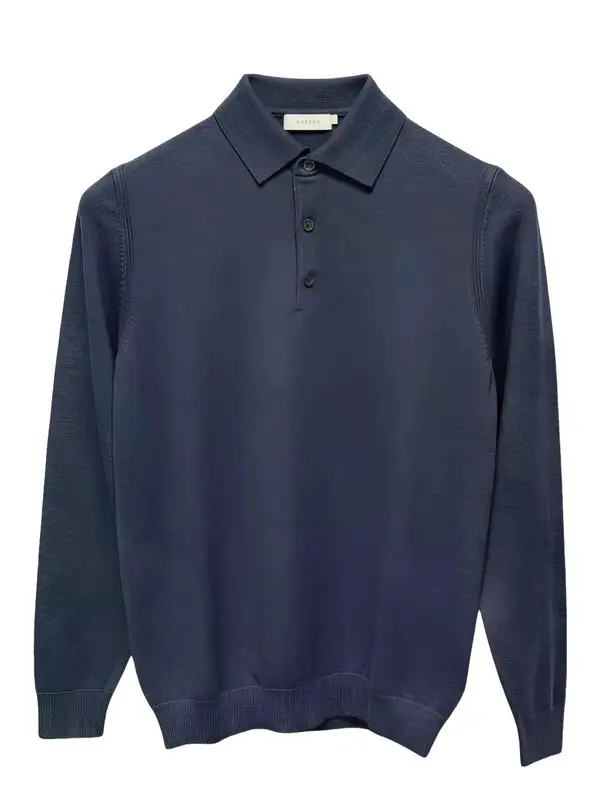 DIKTAT Buttoned Polo Shirt - Blue