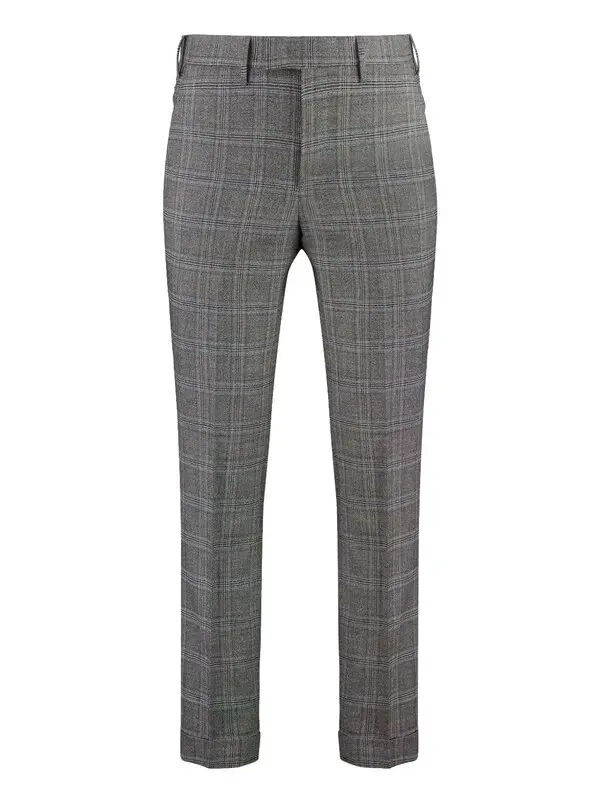 PT TORINO Virgin Wool Trousers - Grey