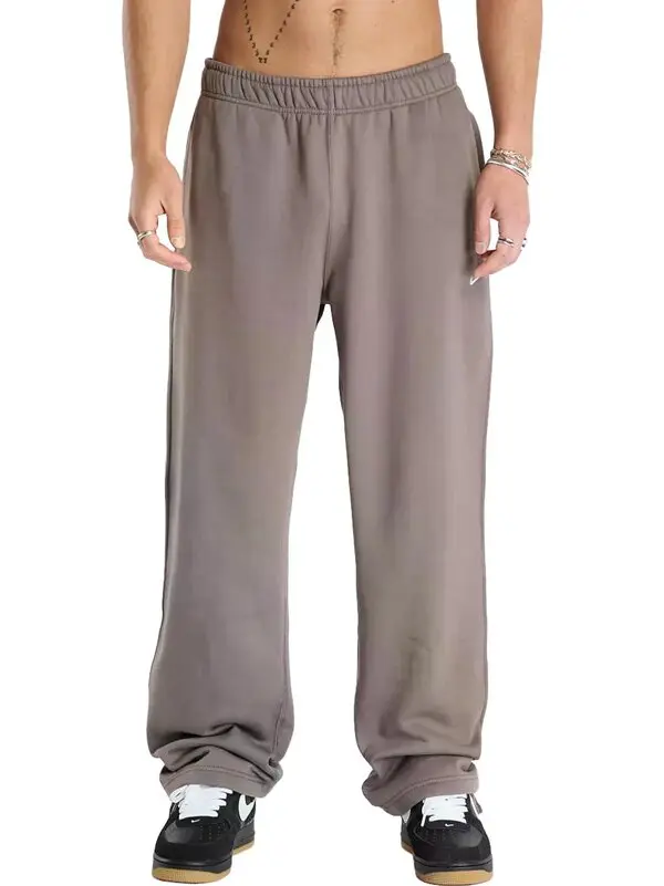 Nike Solo Swoosh Track Pants - Grey