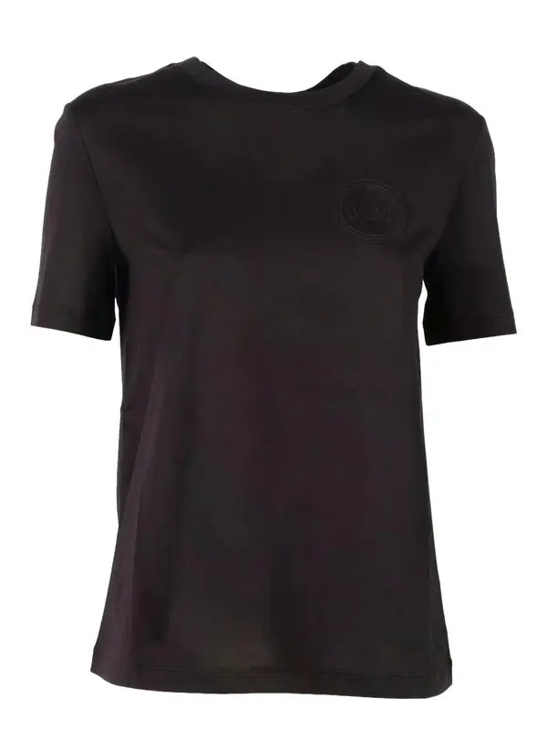 Max Mara Embossed Gattoni T-shirt - Black