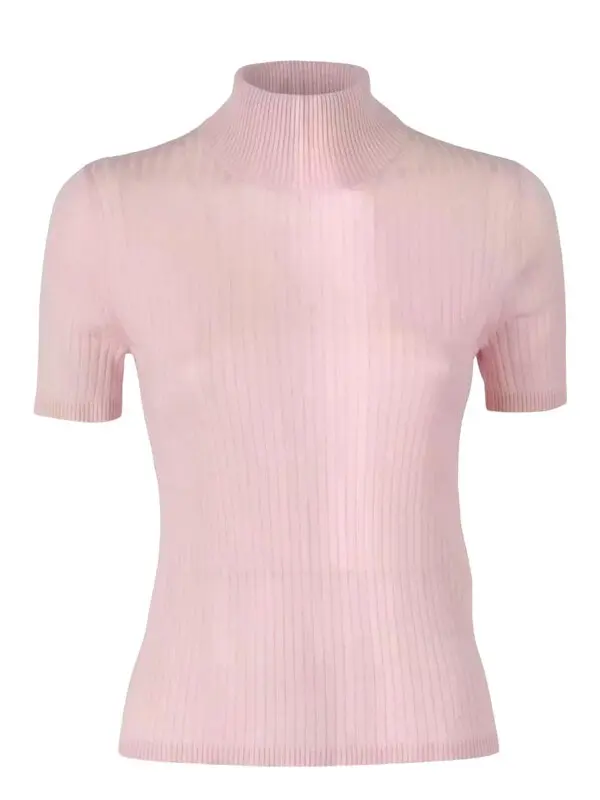 Max Mara Ribbed Roll-neck Sweater - Pink